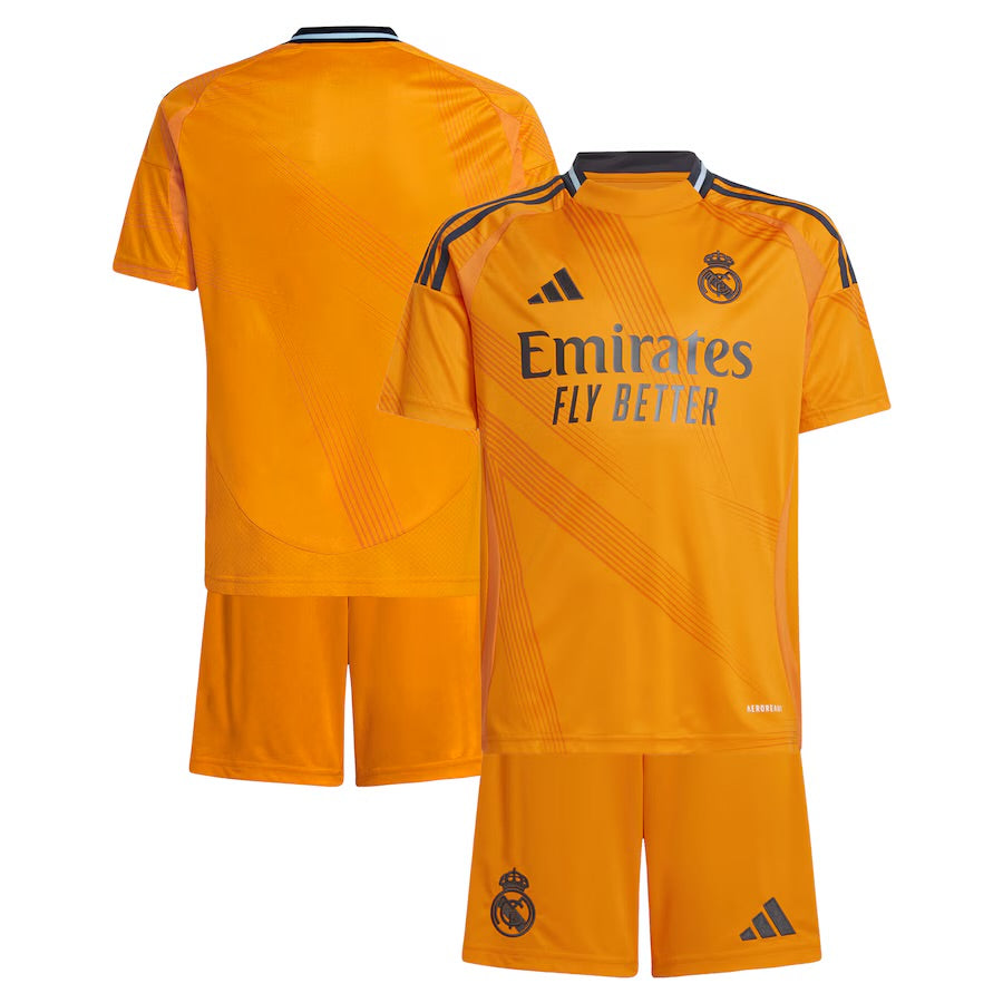 Real madrid orange jersey set – GoatsKits™